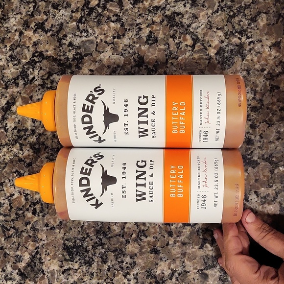 Kinder's | Kitchen | Lot Of 2 Kinders Wing Sauce Dip Buttery Buffalo ...